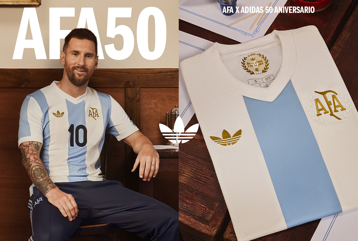 Adidas Originals y Newcycle celebraron los 50 años de la AFA - DossierNet
