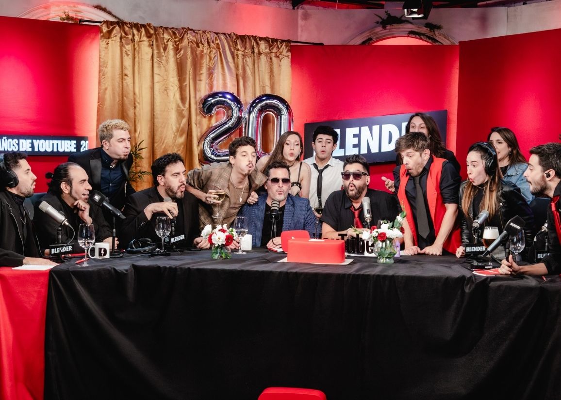 Blender y YouTube realizaron un especial por los 20 años de la plataforma en la Argentina ...